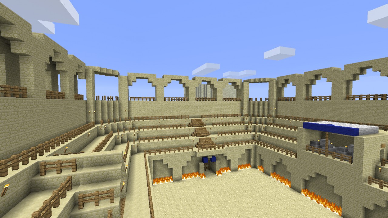 Sandstone Arena Minecraft Map
