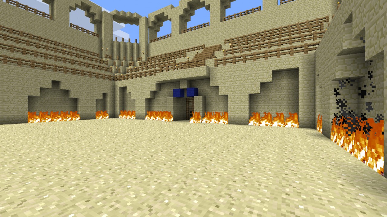 Sandstone Arena Minecraft Map