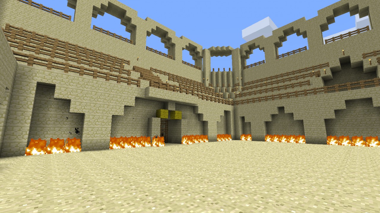 Sandstone Arena Minecraft Map
