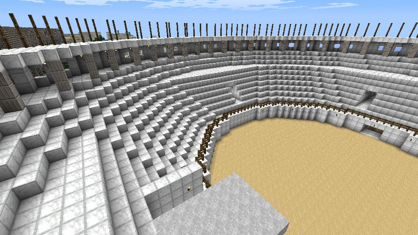 The Roman Colosseum (Flavian Amphitheatre) Minecraft Map