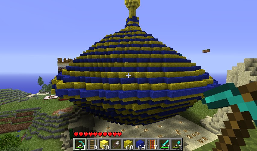 UFO build Minecraft Map