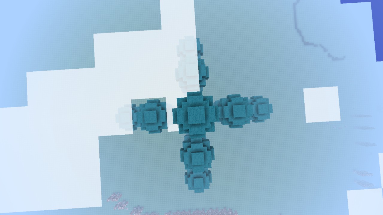 Cyan Molecule Minecraft Map