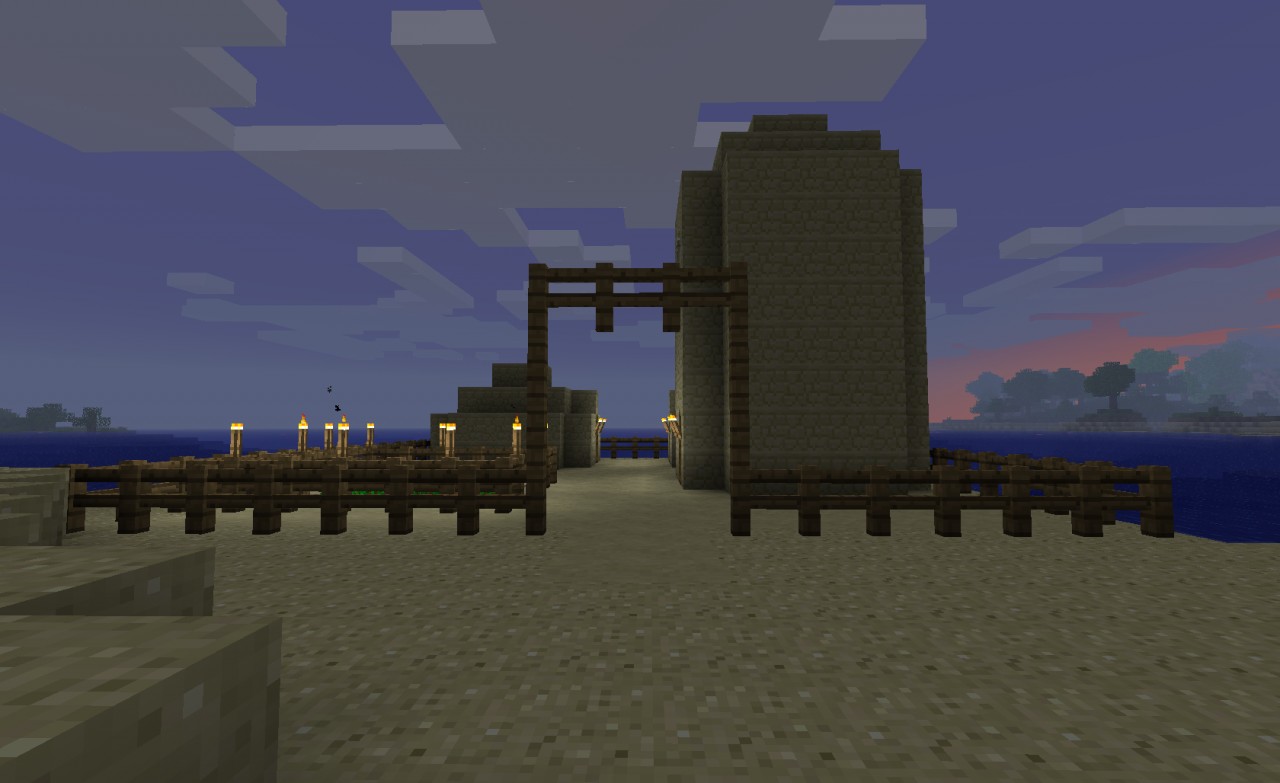 Sandstone town Minecraft Map