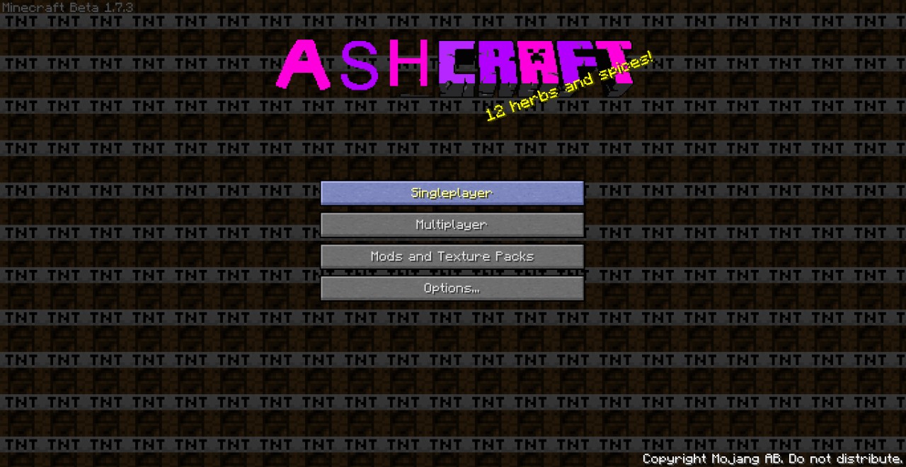 ASHCRAFT! Minecraft Texture Pack