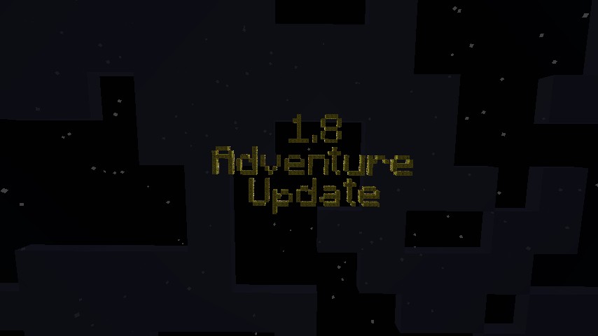 1.8 Adventure Update LOGO Minecraft Map