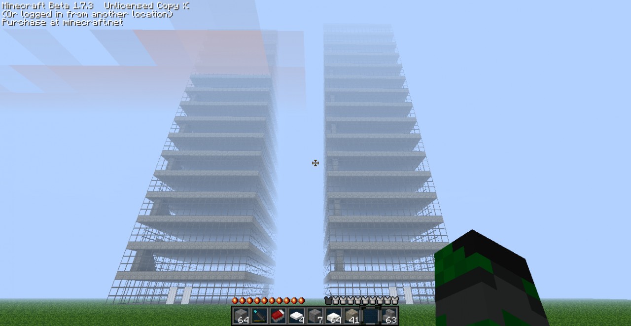 9/11 memorial Minecraft Map