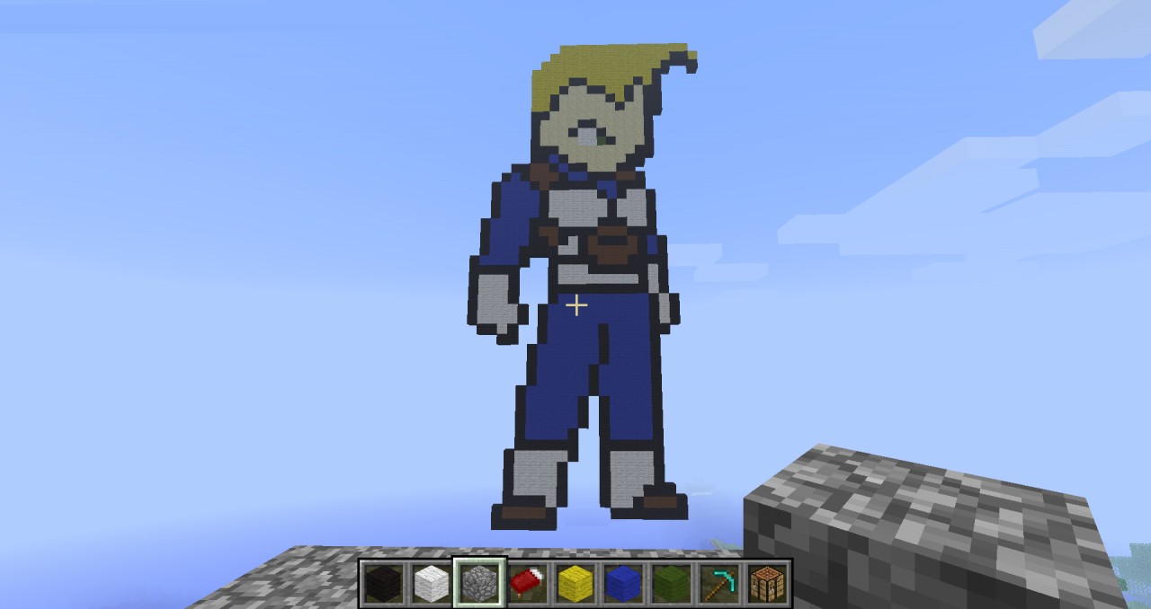 Kid Vegeta ssj1 my way Minecraft Map