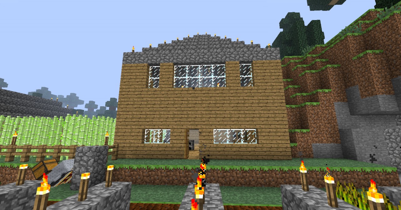 My 1.8 pre release home Minecraft Map