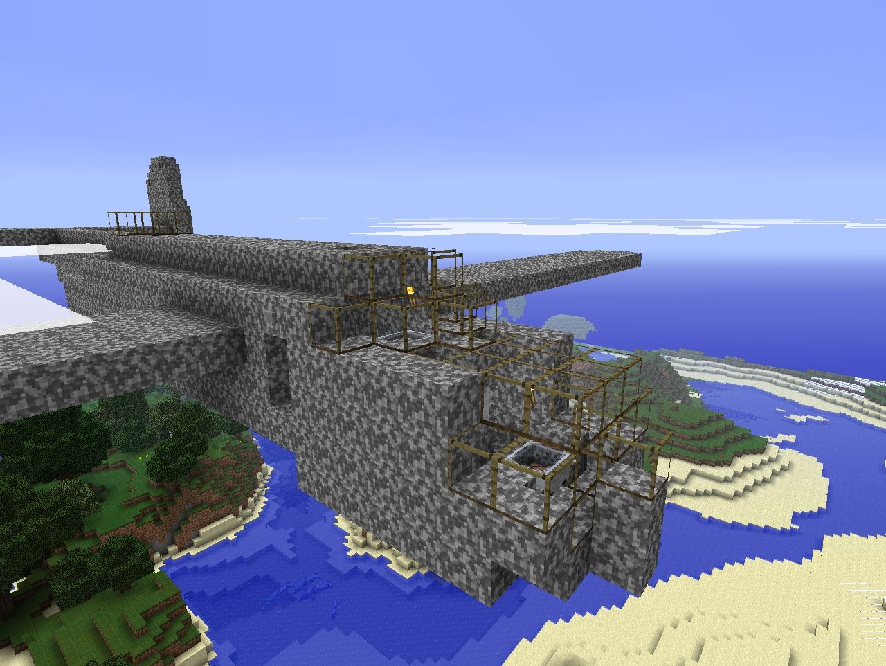 B-25 mitchell Minecraft Map
