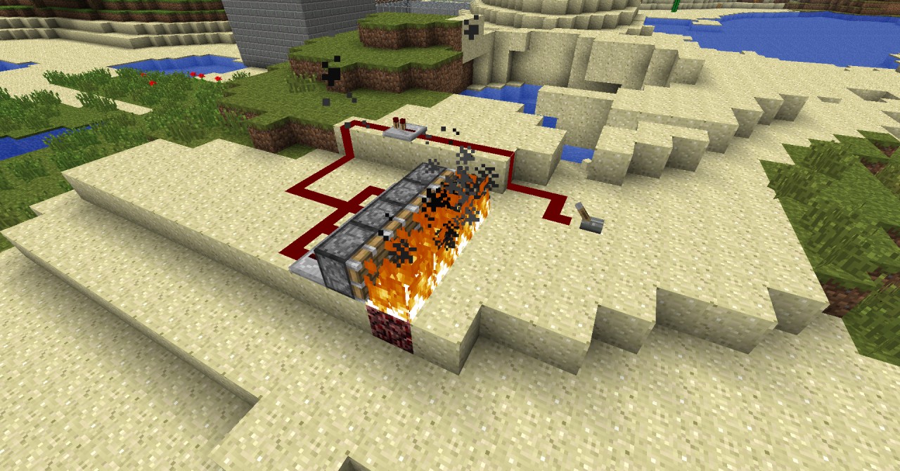 Pick up fire Minecraft Mod