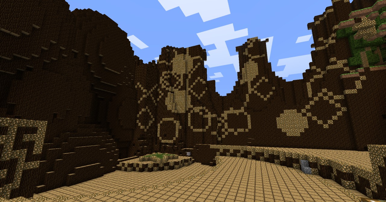 Rave Stadium/Green Amphitheater Minecraft Map