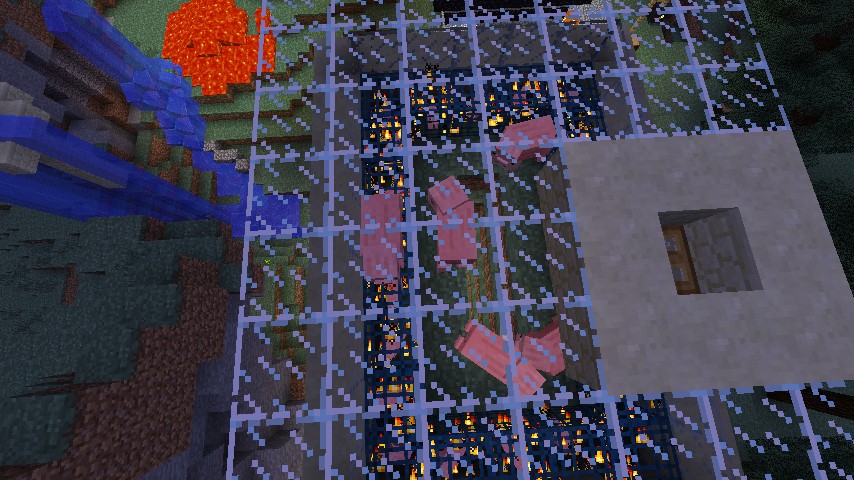 1.8 Mob Trap!! (Chickens, Sheep, Pigs, Cows) +Silverfish protected ...