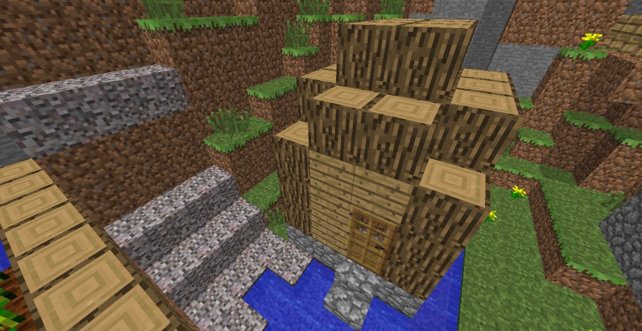 1.8 NPC Village+Farm Minecraft Map