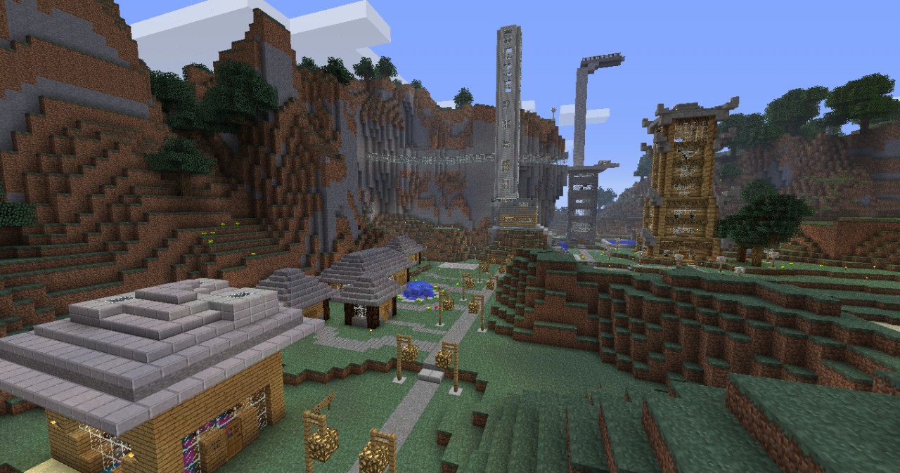 Mountain Village Minecraft Map