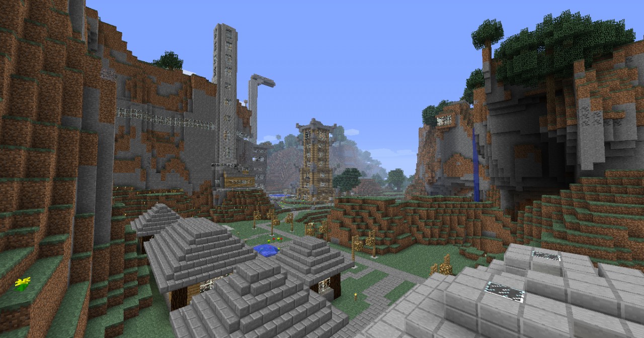 Mountain Village Minecraft Map