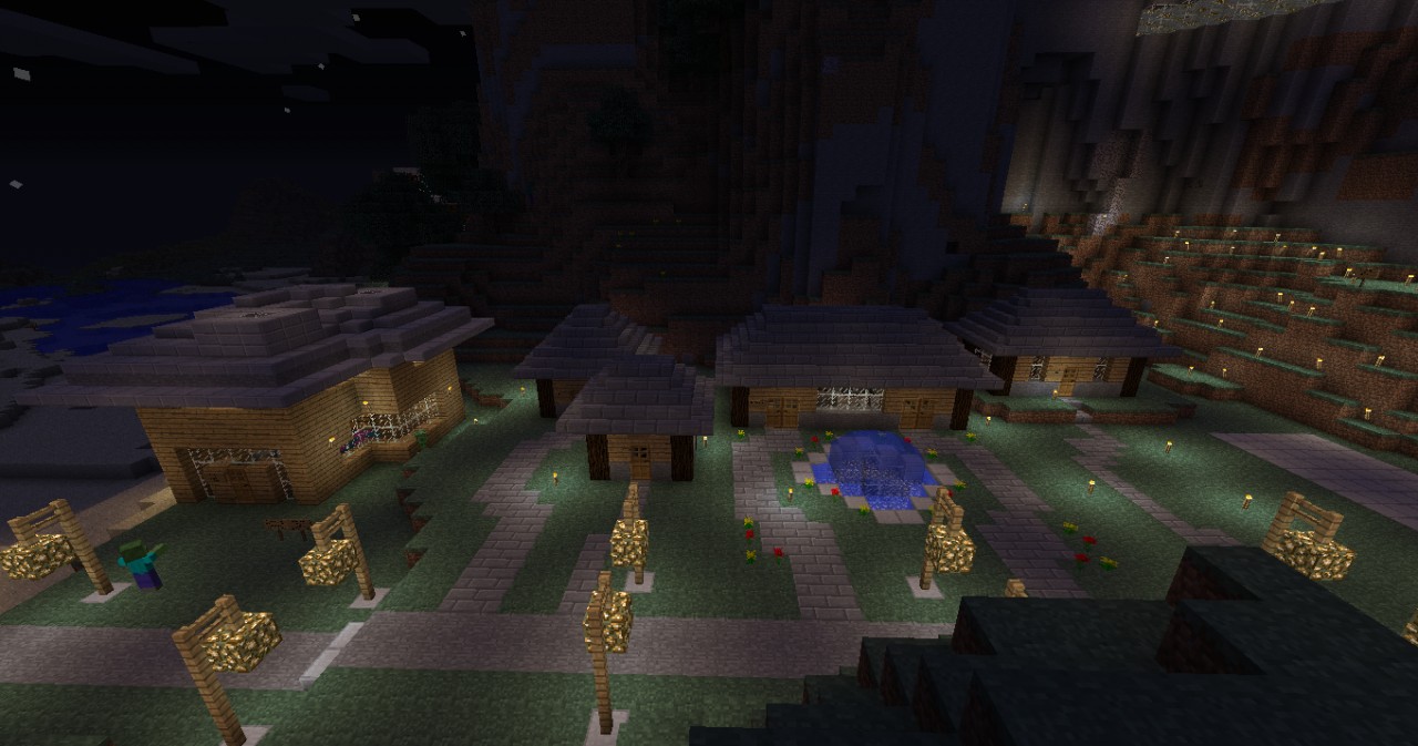 Mountain Village Minecraft Map