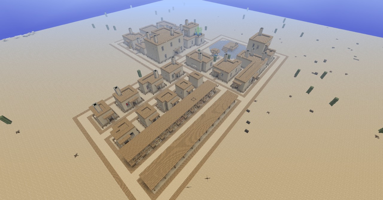 Desert city Minecraft Map