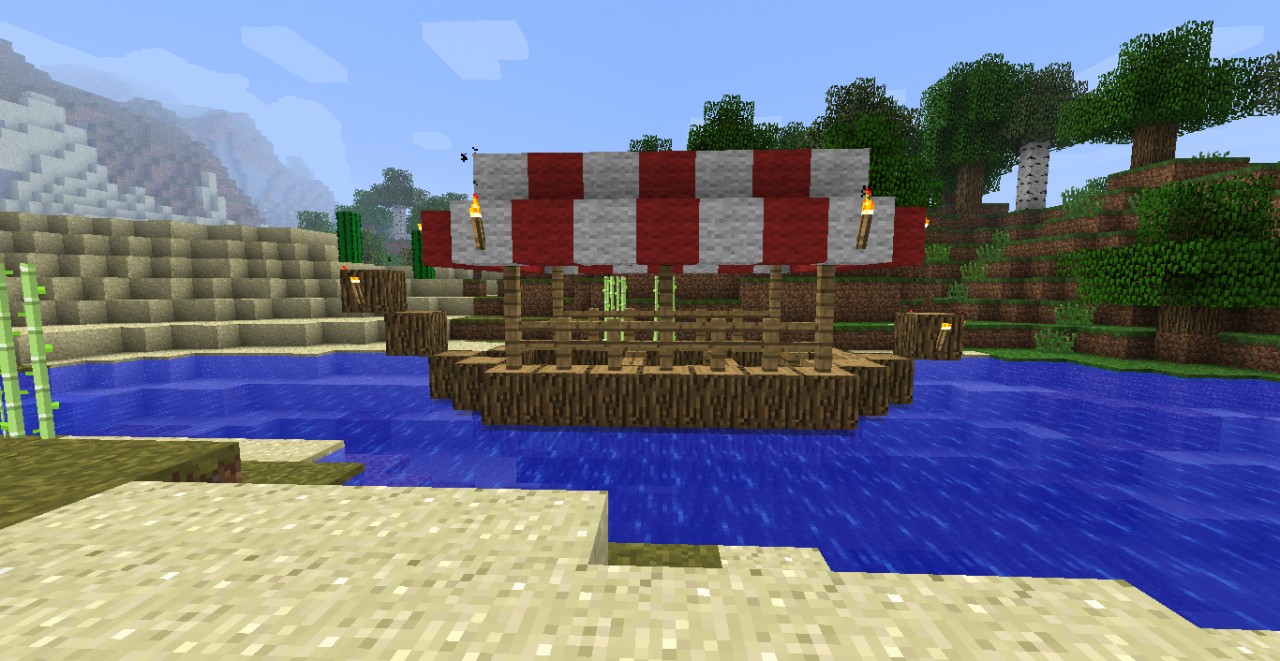 Tourist boat. Minecraft Map