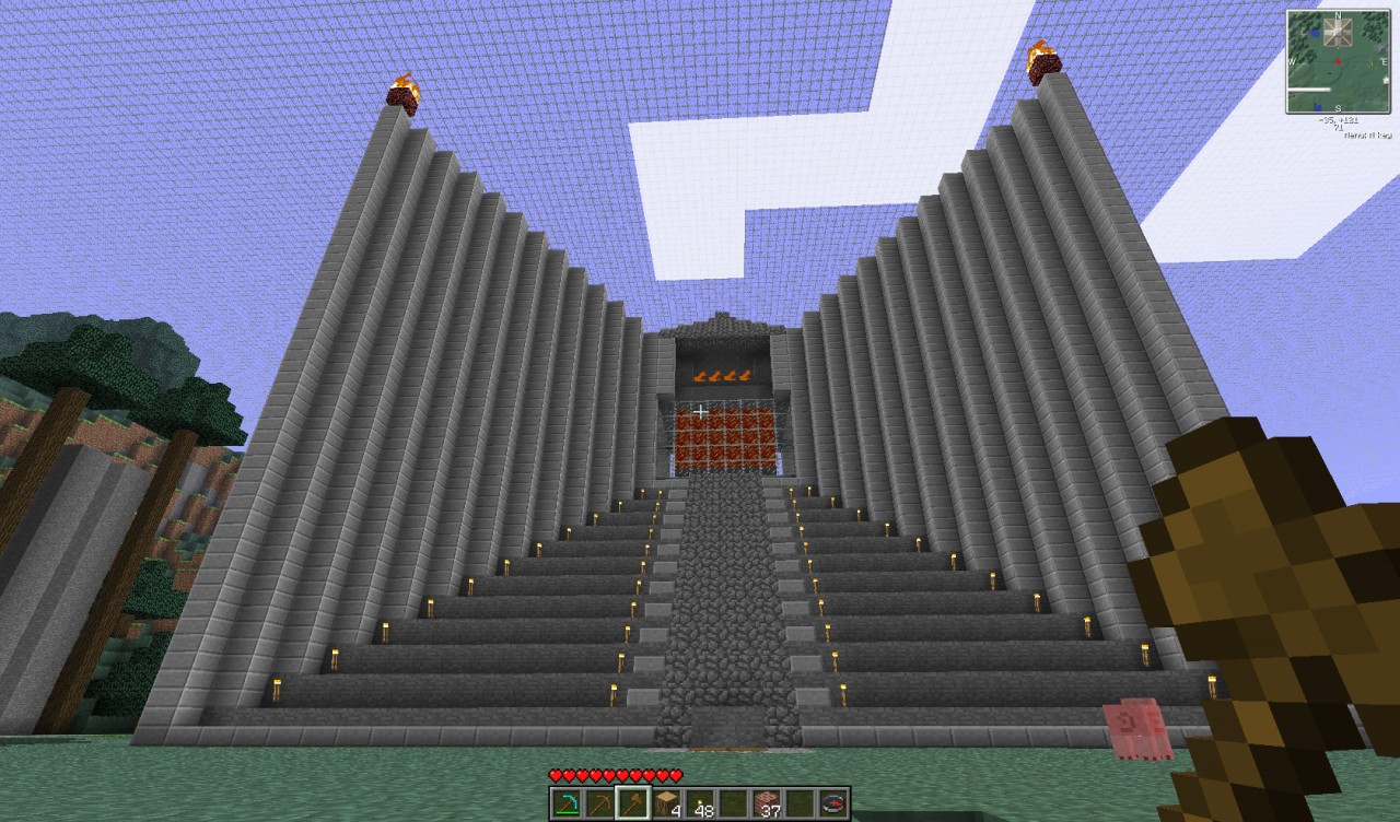 Pyramid Temple Minecraft Map
