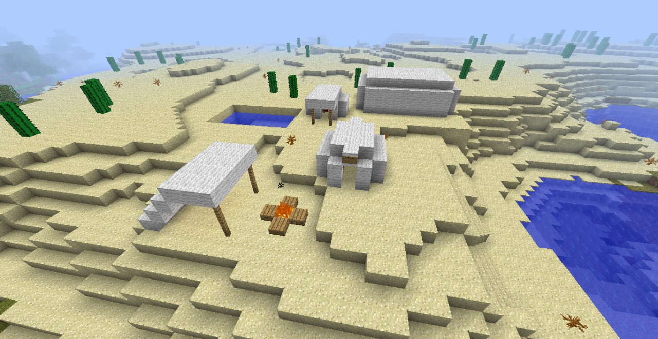 Desert camp Minecraft Map