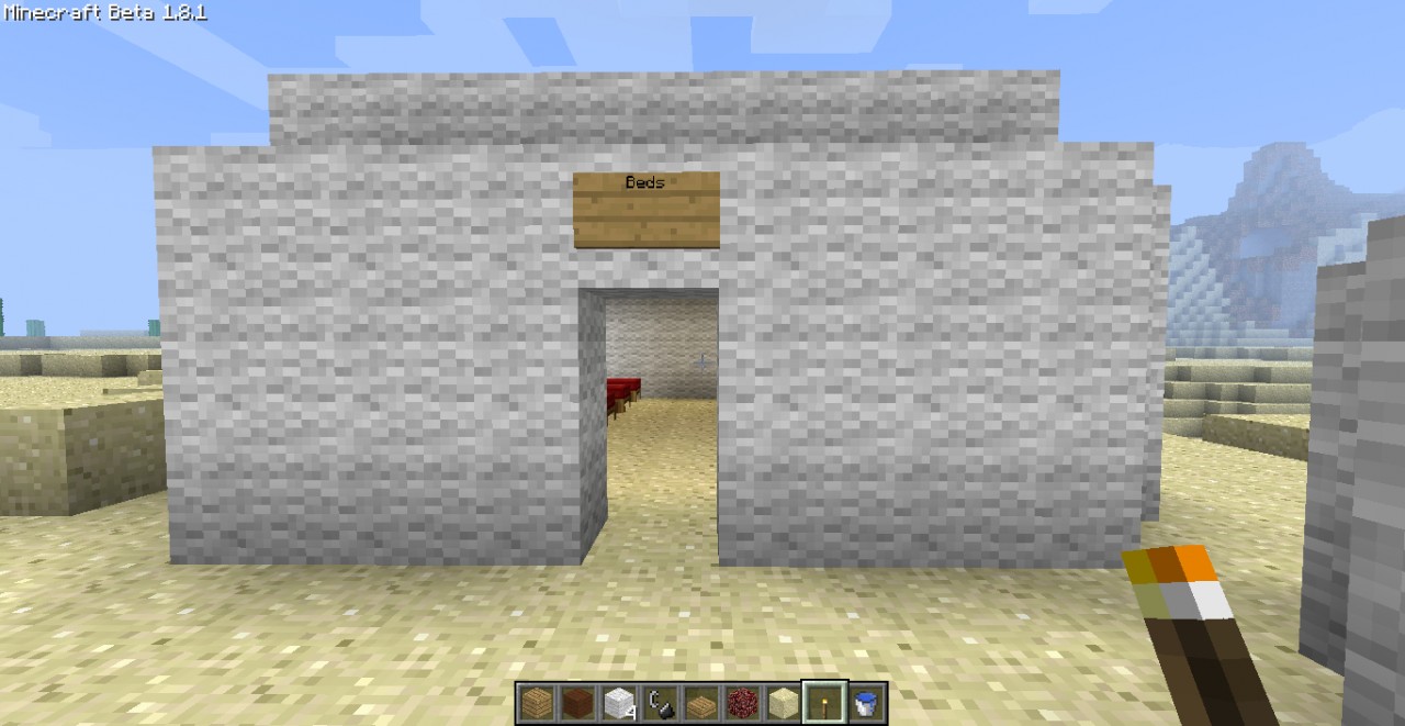 Desert camp Minecraft Map