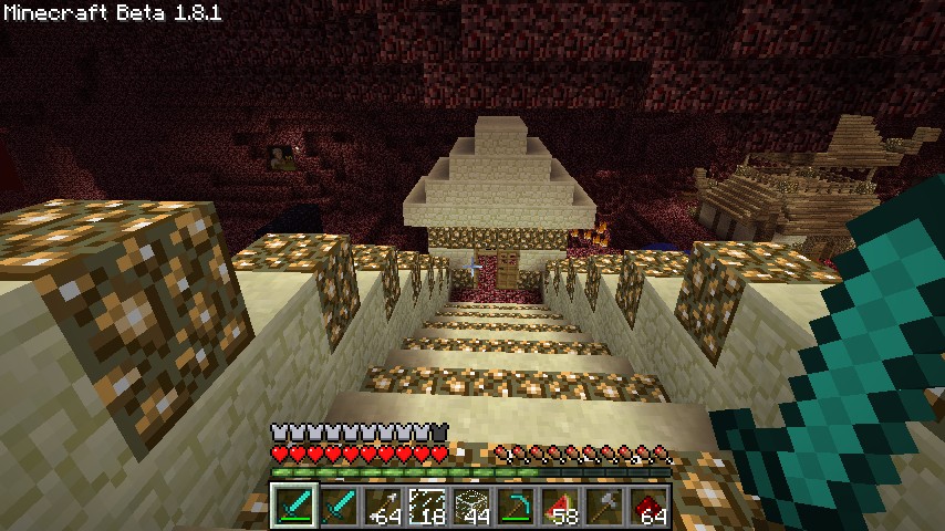 Nether Village Minecraft Map