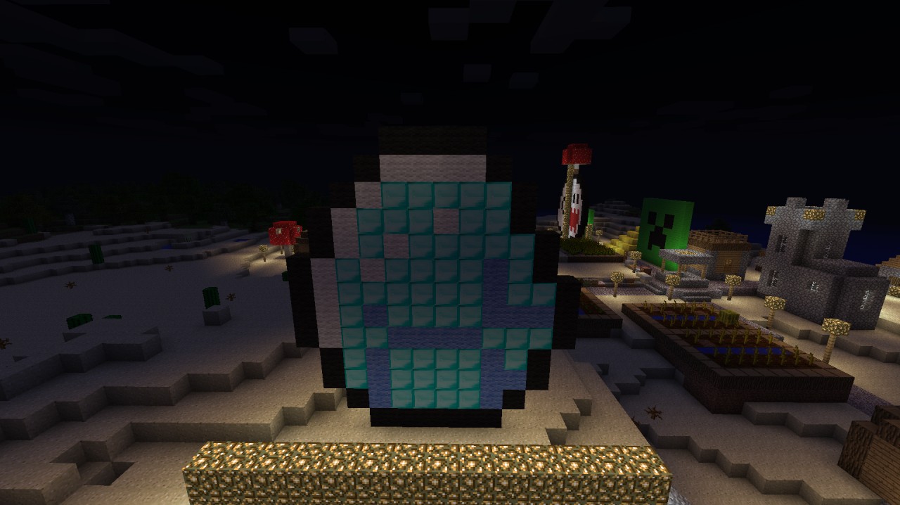 large diamond Minecraft Map