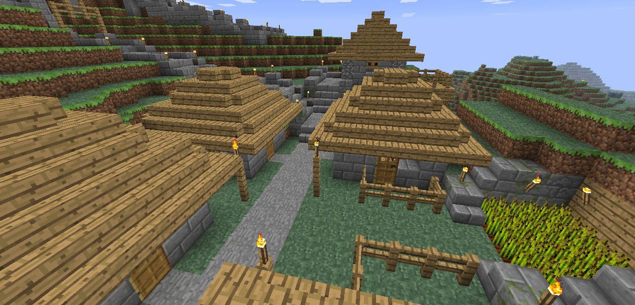 Mountain Settlement Minecraft Map