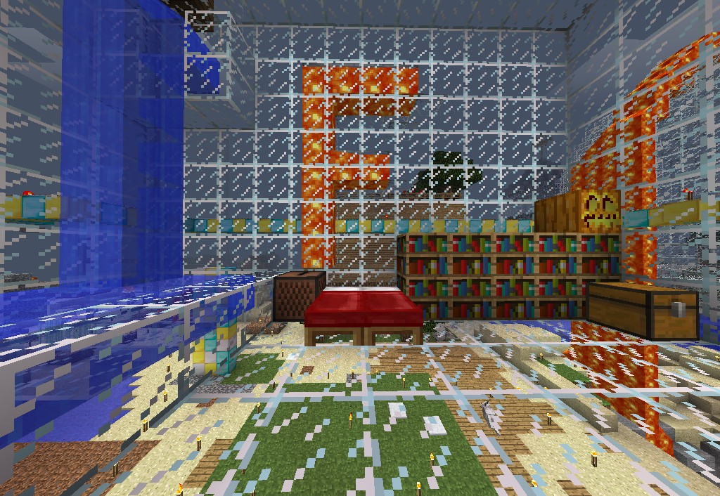 Glass House -By DrLava- Minecraft Project