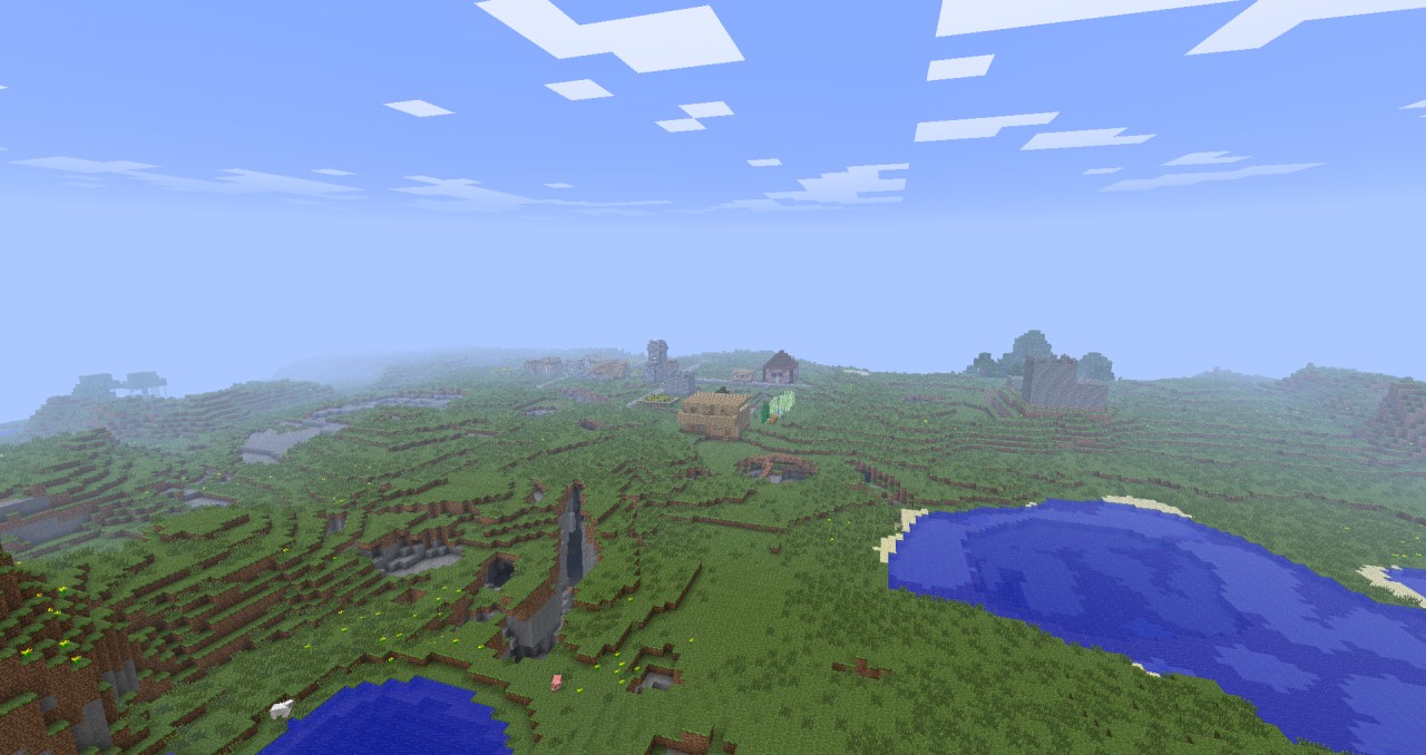 Cool town Minecraft Map