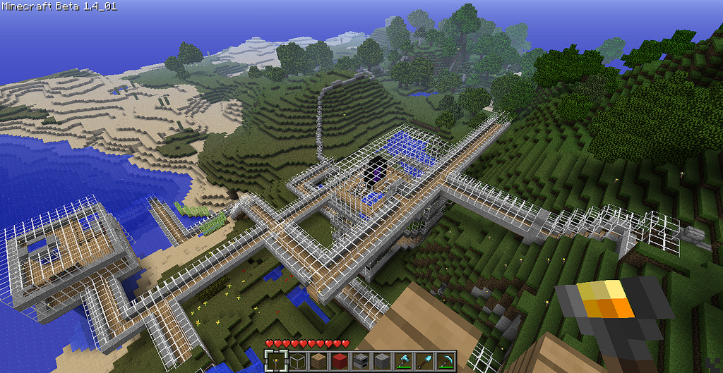 Underwater Dome with City Minecraft Map