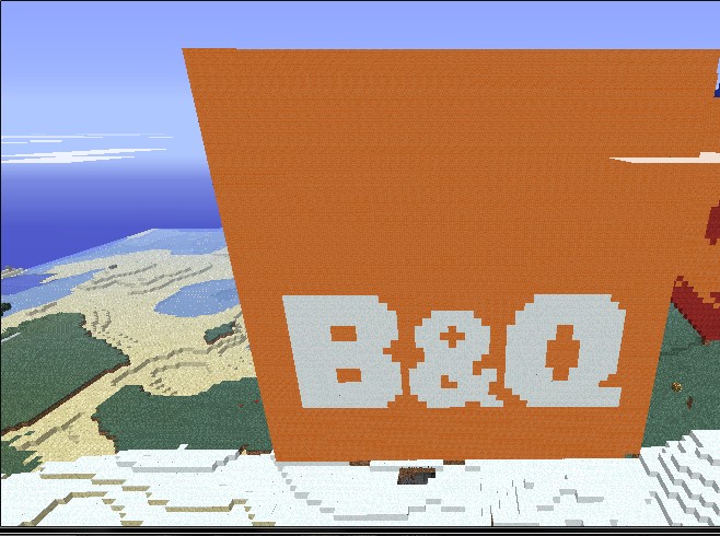 B&Q - For all the fans Minecraft Map