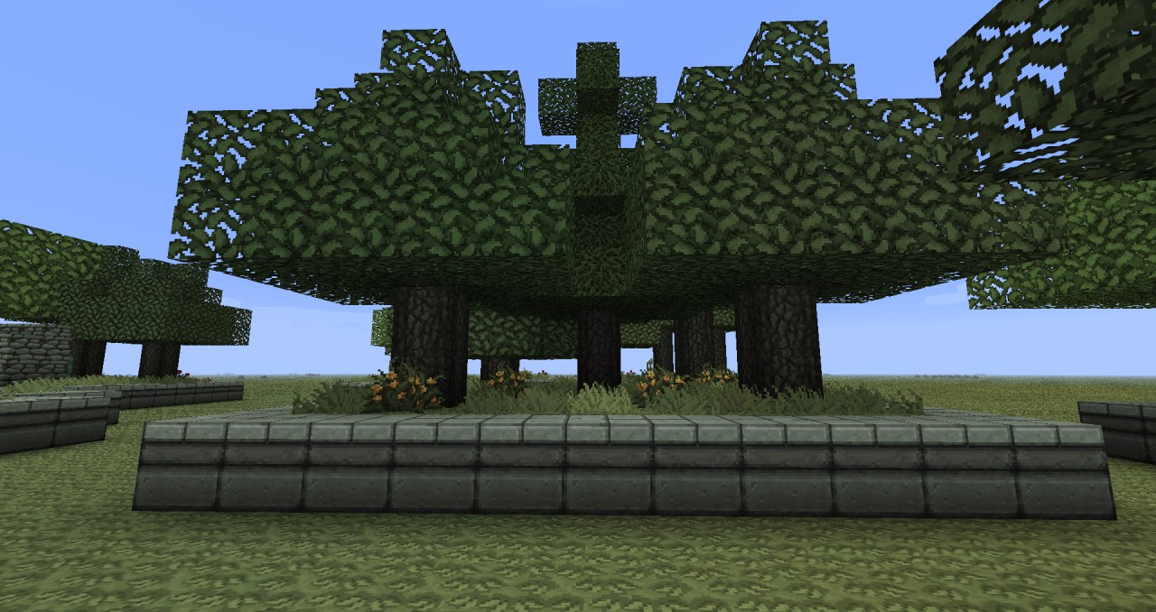 NatureScapes: A Set To Make Park Building Easier! Minecraft Map