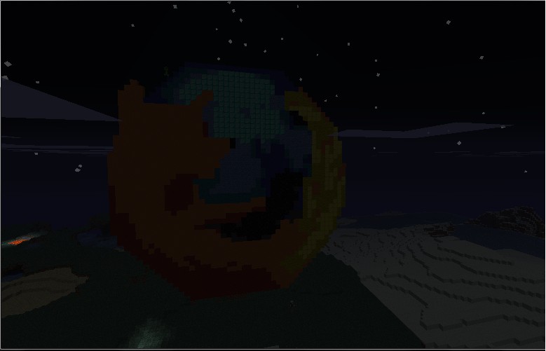 Mozzila Firefox Minecraft Map