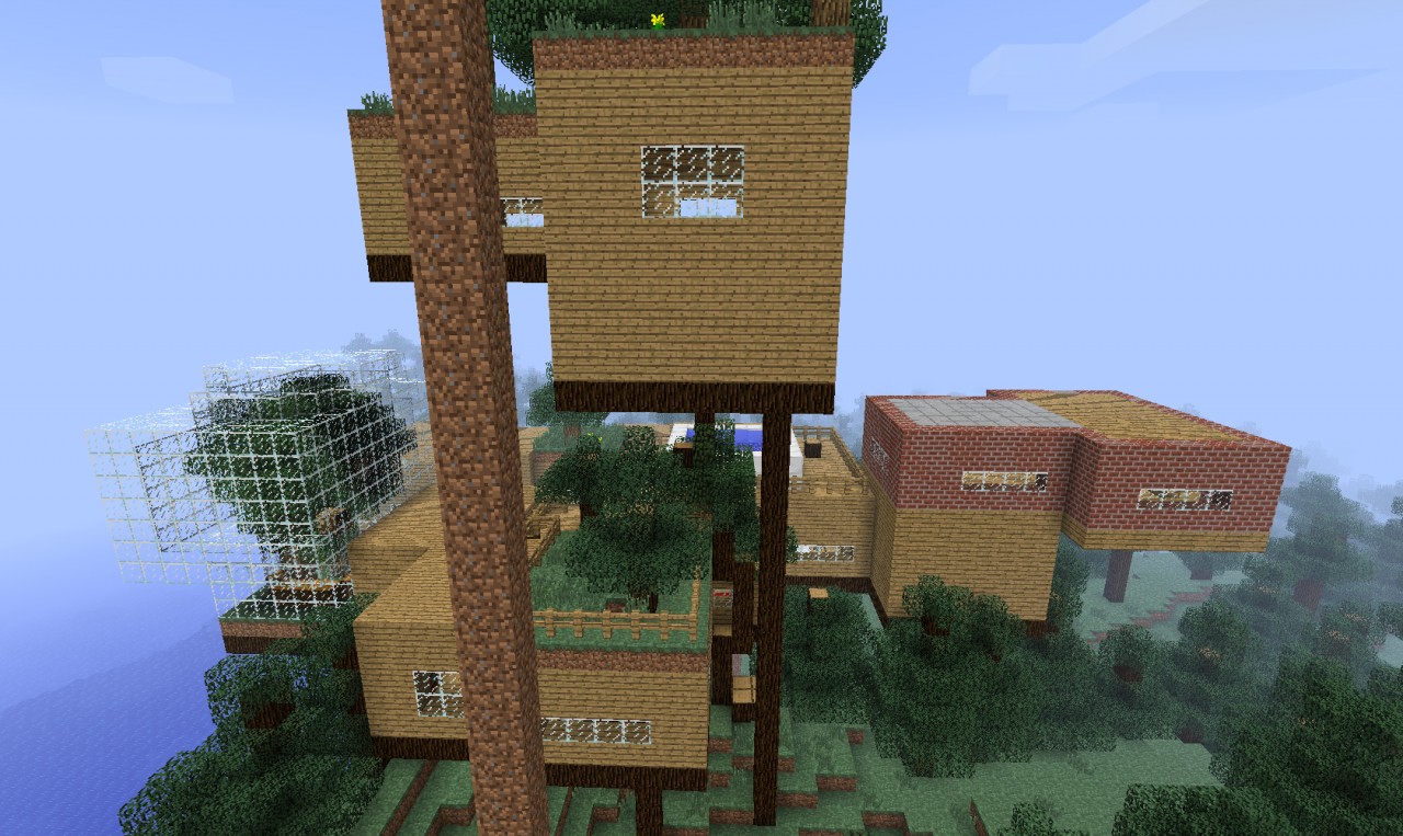 Forest Tree Mansion (v2) Minecraft Map