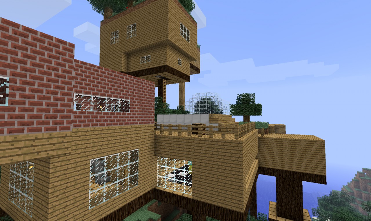 Forest Tree Mansion (v2) Minecraft Map