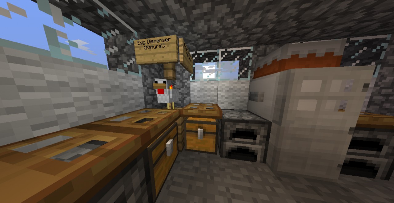 Egg Dispenser 2.0-Natural - Jeffery the Duck Minecraft Map