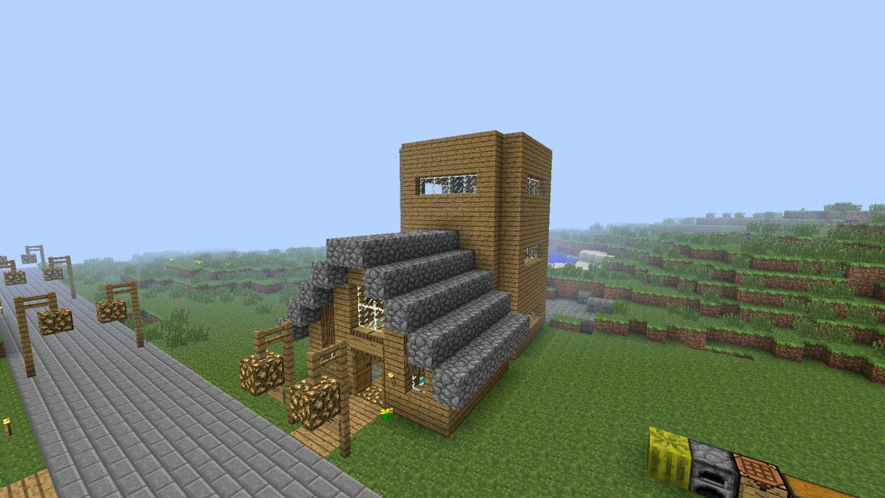 modern farmhouse Minecraft Map