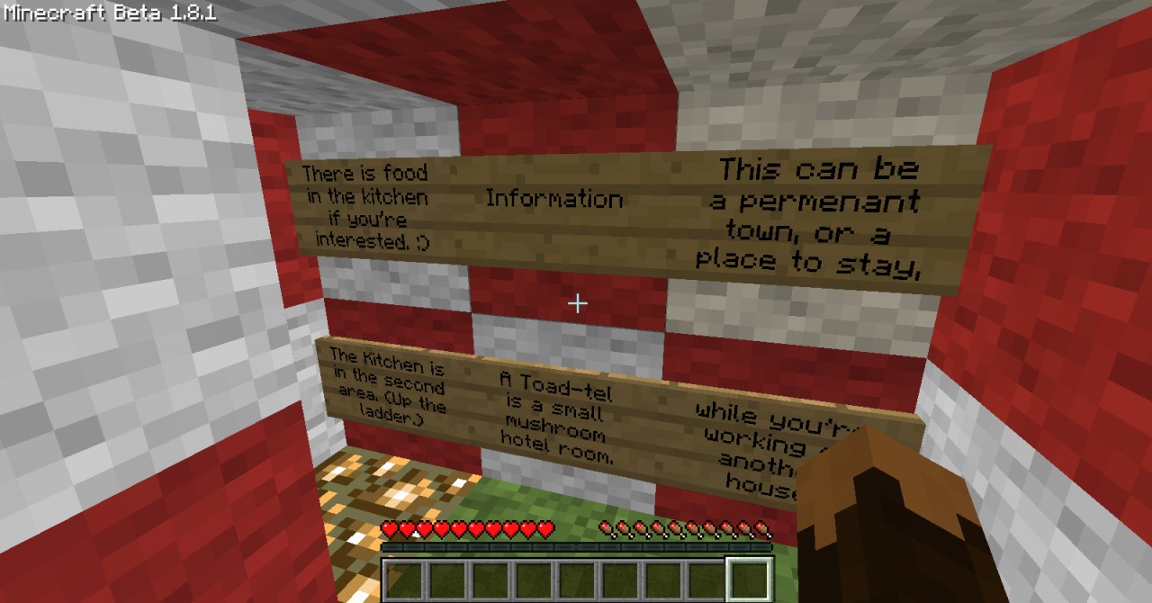 Toad Town Minecraft Map