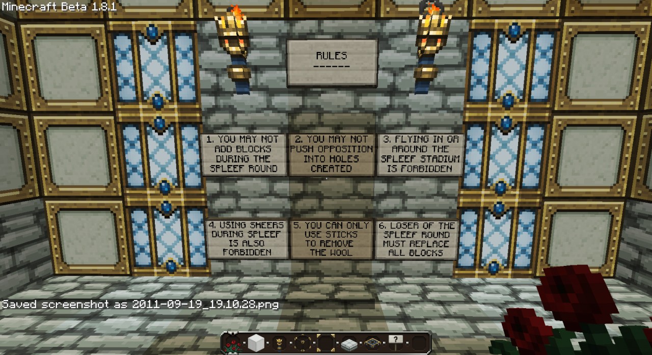 Spleef Arena Minecraft Map