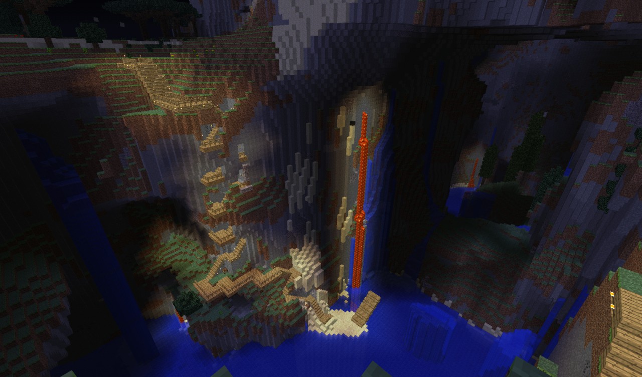 the mountain Minecraft Map