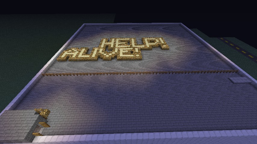 Server map with cool projects Minecraft Map