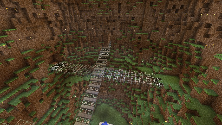 Server map with cool projects Minecraft Map