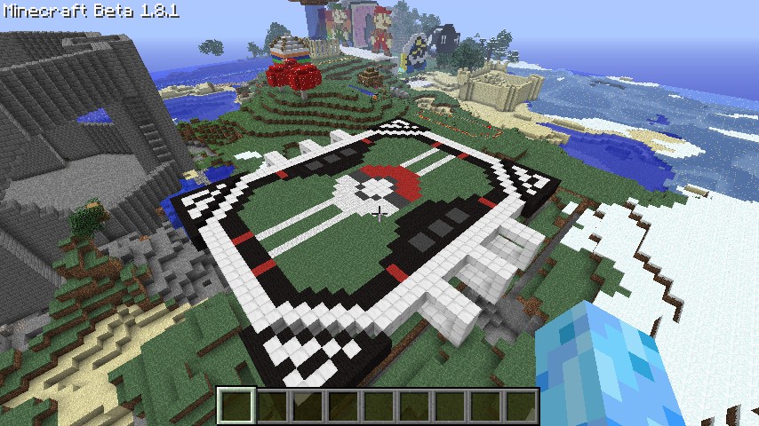 Pokemon Stadium Minecraft Builds Pokémon Battle Arena | Minecraft