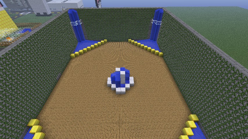 Server map with cool projects Minecraft Map