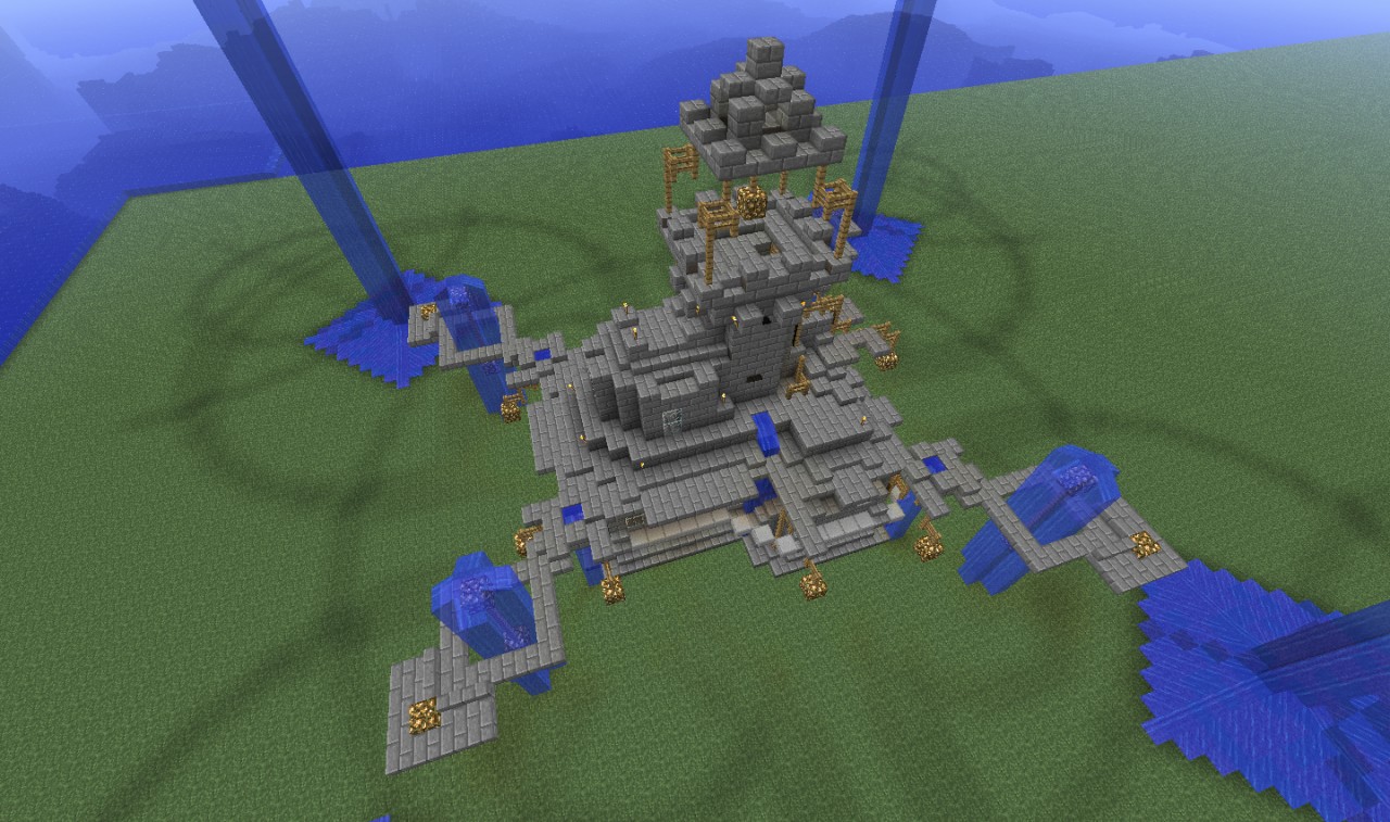 Fortress with sky protector sigil Minecraft Map