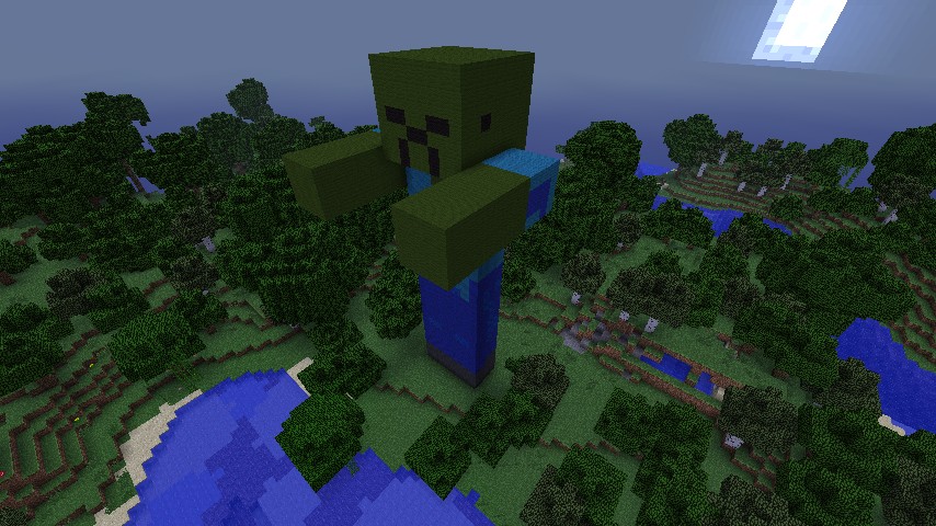 Large Zombie Minecraft Map