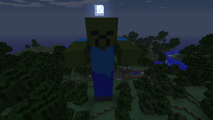 Large Zombie Minecraft Map