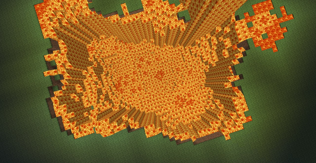 Lava is Hot and TNT says BOOM Minecraft Map