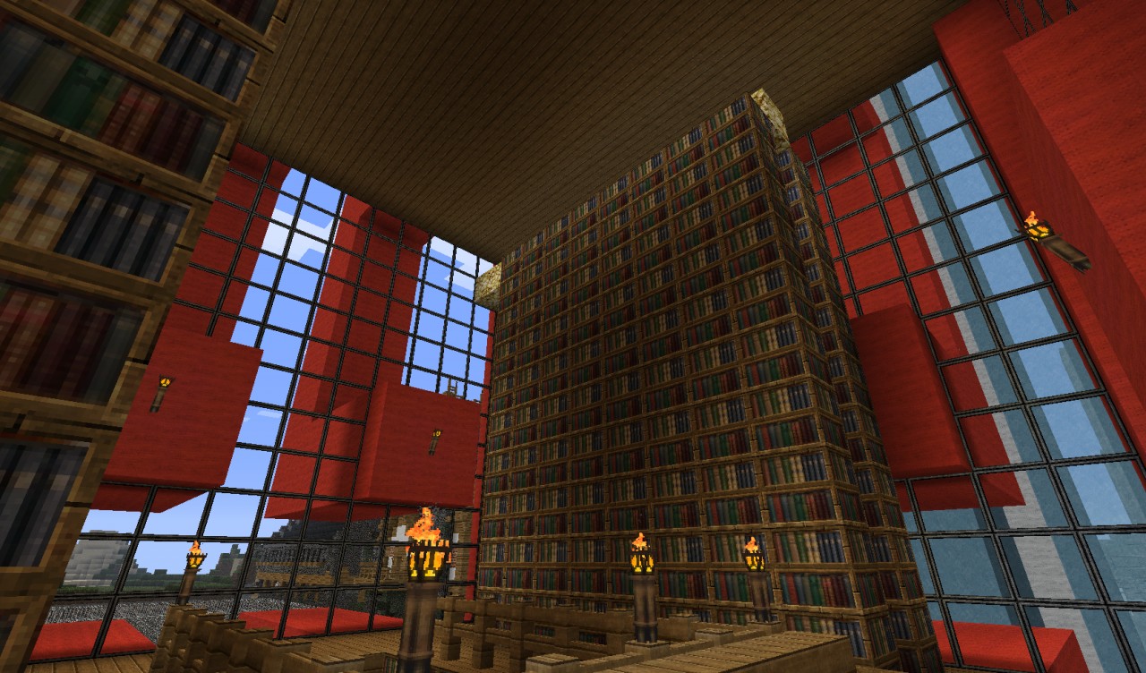 Red Residence Minecraft Map
